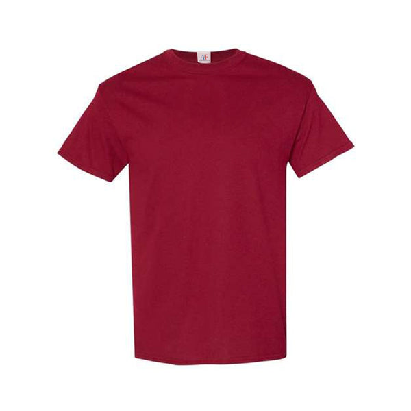 1001 Adult Premium Tee 4.3 Oz - Maroon Color (Most Popular Printers Te ...